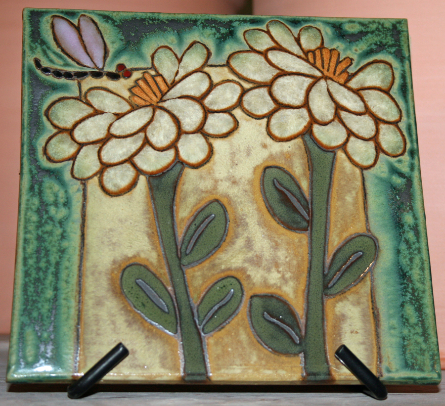 Floral | Whynot Pottery and Acacia Art Tile